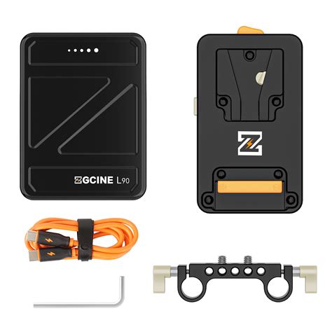Kit De Batería V Mount Con Placa Zgcine L90 Creator Set Picslab Store