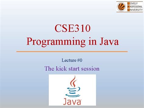 cse 310 programming in java lecture 0 the