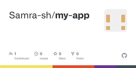 Github Samra Shmy App