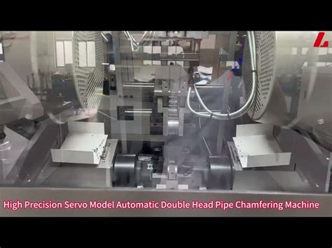 High Precision Servo Automatic Double Head Chamfering Machine