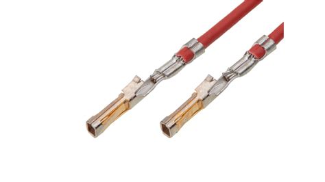 2196802222 Molex Female Sl To Female Sl Pre Crimped Lead 150mm 24awg Red Rs