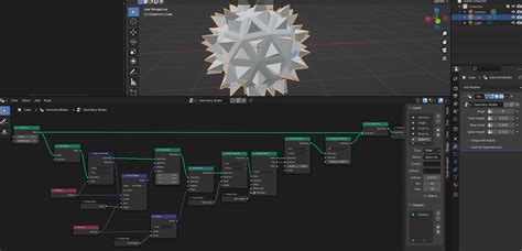Geonodes Align Triangular Faces On An Icosphere Basics And Interface