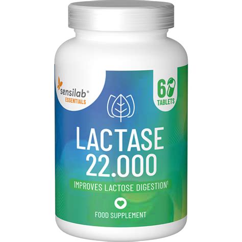 Lactase 22000 Comprimé Intolérance Lactose Sensilab