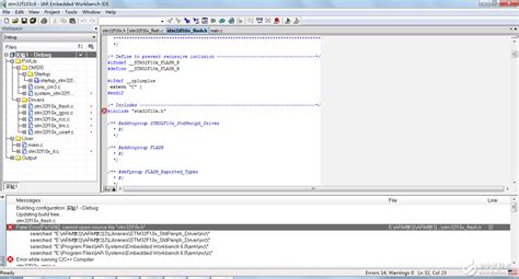 小白问题：按照网上资料用iar建立stm32工程，编译时fatal Errorcannot Open The Source File