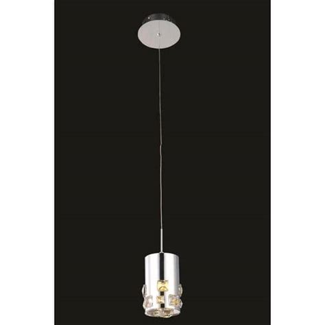 Somette Stagecraft Single Pendant Light With Royal Cut Crystals Bed