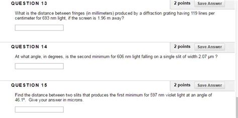 Solved Wave Optics And Introduction To Quantum Physics Chegg