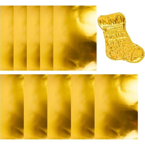 10pcs Embossed Aluminum Foil Sheet Heavy Duty Tin Foil Sheets Relief