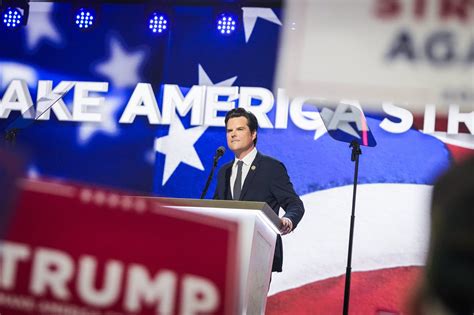 Trump Picks Matt Gaetz For Attorney General A Provocative Move The New York Times