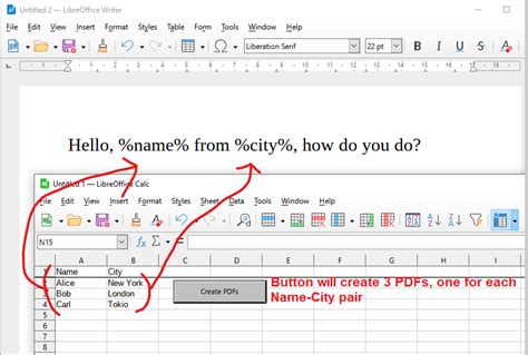 Looking For A Macro To Create Pdfs From Writers Templates And Calcs