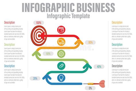A Diagram Of A Business Diagram With The Title Infographics Stock Vector Illustration Of