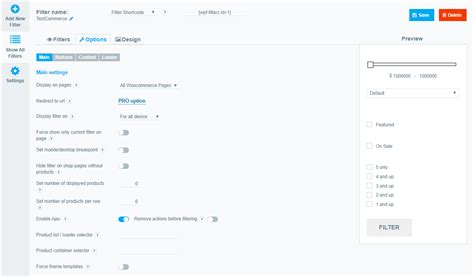 product filter by wbw wp hive
