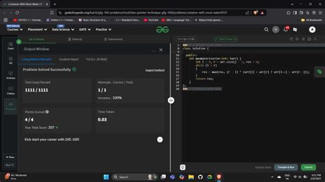 dsa geeksforgeeks codingchallenge algorithms problemsolving
