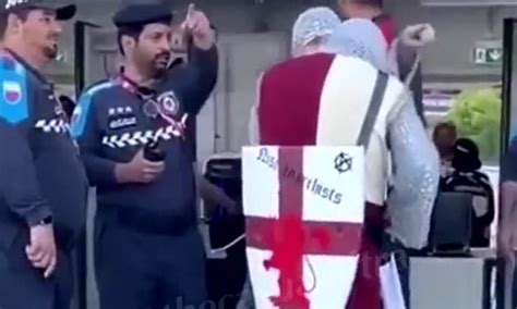 Two England Fans Forced To Strip Naked By Qatari Police After Dressing Up As Crusaders