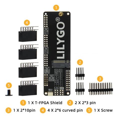 Buy Lilygo T Fpga T Fpga Shiled V10 Esp32 S3r8 24ghz Wifi