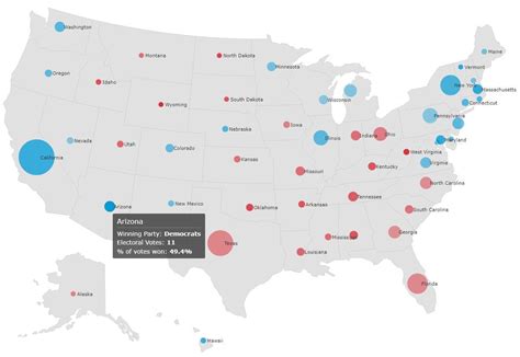 How To Create A Bubble Map With Javascript To Visualize Election Results Hackernoon