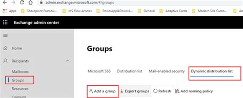 Create Dynamic Distribution List Based On Email Domain Mohamed Ashiq Faleel