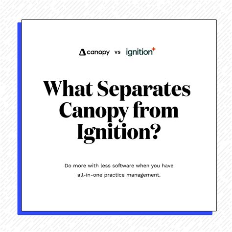 Practice Ignition Vs Canopy