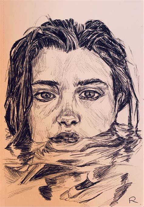 Girl Underwater Biro Drawing Underwater Drawing Drawing Heads Drawings