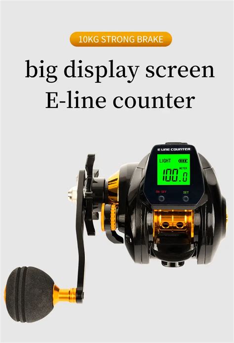 대형 스크린 디지털 디스플레이 Baitcast 릴 바다 낚시 벨트 배기 정확한 계산 느린 뗏목 낚시 휠 다리 Temu Korea