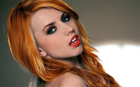 Redheads P Models Lexi Women Belle Photomanipulations HD Wallpaper