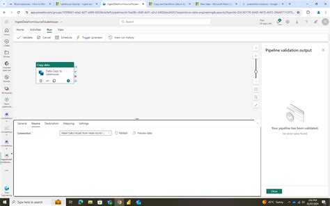 Unable To Ingest Data Via Data Pipeline Microsoft Fabric Community