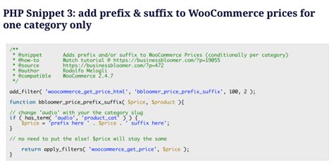 Woocommerce Adding A Prefix To Product Prices Fertile Frog