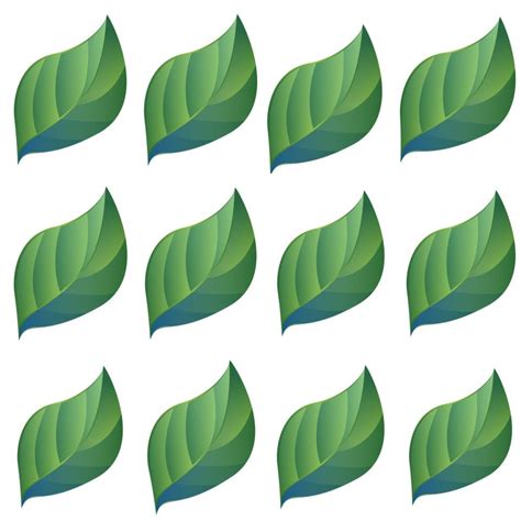 Rectangular Green Leaf Arrangement