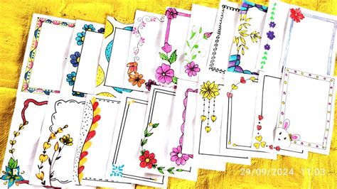 Boder Desing Boder Desing S Beatiful Boder Desing Border Design For Project Youtube