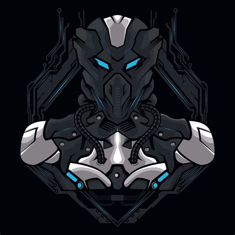 Robot Control System Vector 15733519 Vector Art At Vecteezy