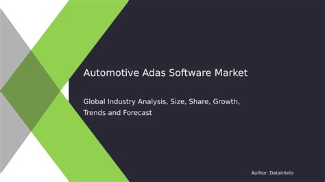 Automotive Adas Software Market Report Global Forecast From 2025 To 2033