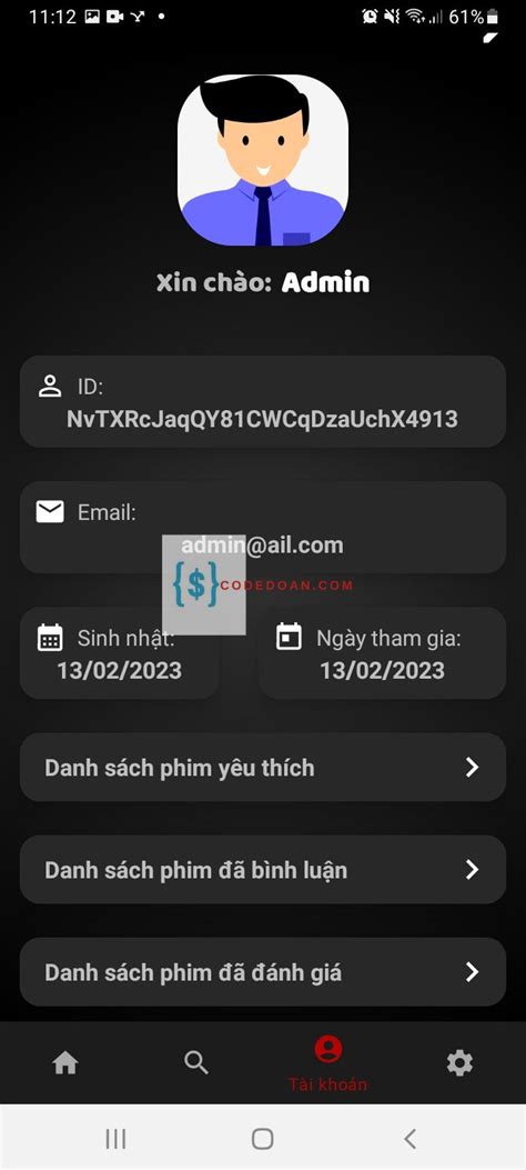 App xem phim online Movie ngôn ngữ java csdl firebase full code báo