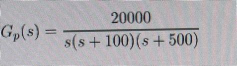 Solved Determine The Steady State Error When The Input Is Chegg