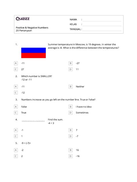 positive and negative numbers pdf numbers mathematics