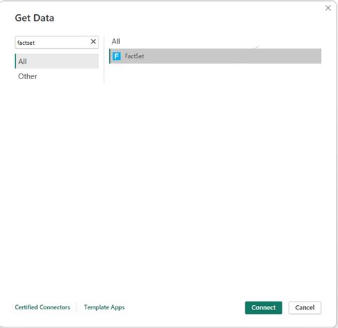 Connettore Factset Enterprise Di Power Query Power Query Microsoft Learn