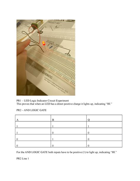 Tronix This Is The Lab Should Look Like PR LED Logic Indicator Circuit