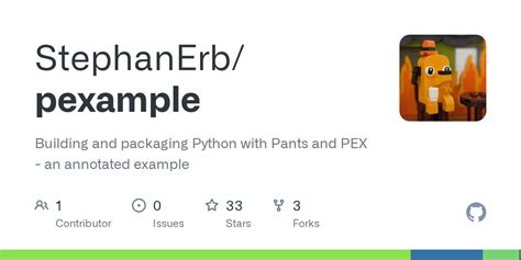 Github Stephanerbpexample Building And Packaging Python With Pants