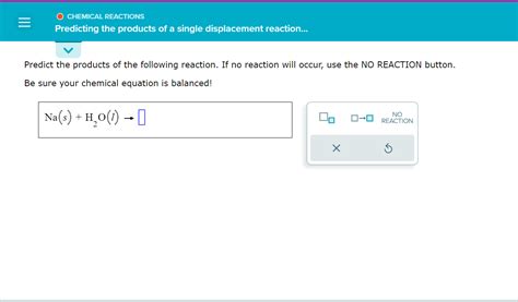 Solved Predict The Products Of The Following Reaction If No Chegg