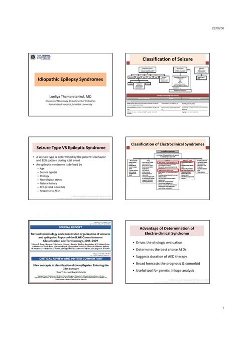 PDF Classification Of Seizure Idiopathic Epilepsy Syndromesthaiepilepsysociety Wp Content