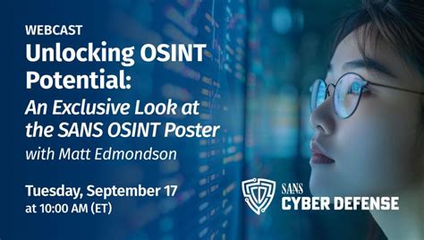 Osint Cyberskills Sans Cyber Defense