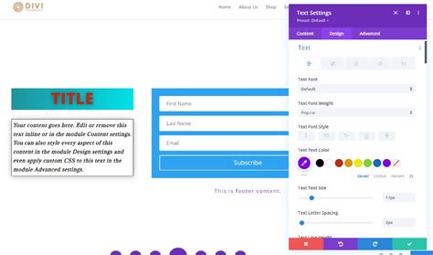 Using The Inline Email Optin Module Content Vs Combining With Text