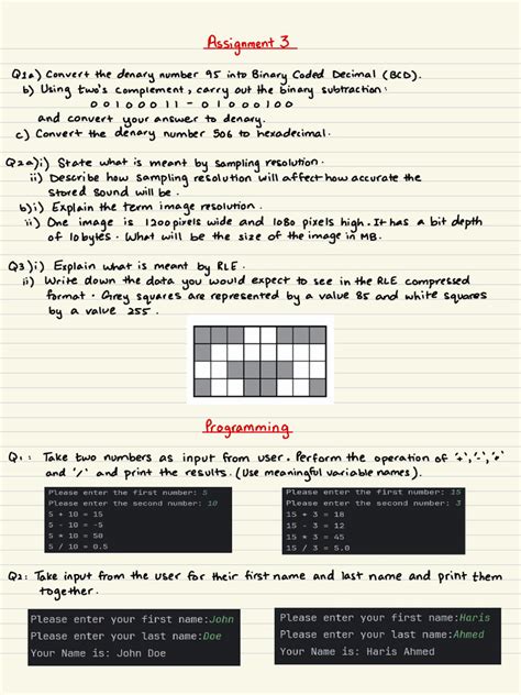 Assignment 3 Pdf Signal Processing Arithmetic