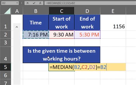 Is This Time Between Working Hours Excel And Adam