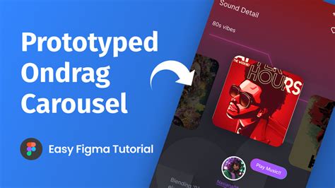 Carousel Design Template and Prototyping Video Tutorial | Figma