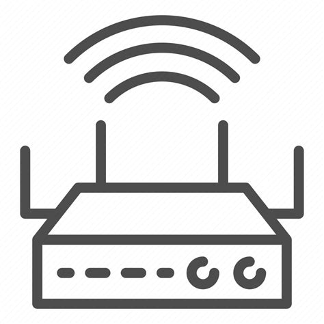 Router Switch Wireless Digital Network Access Antenna Icon Download On Iconfinder