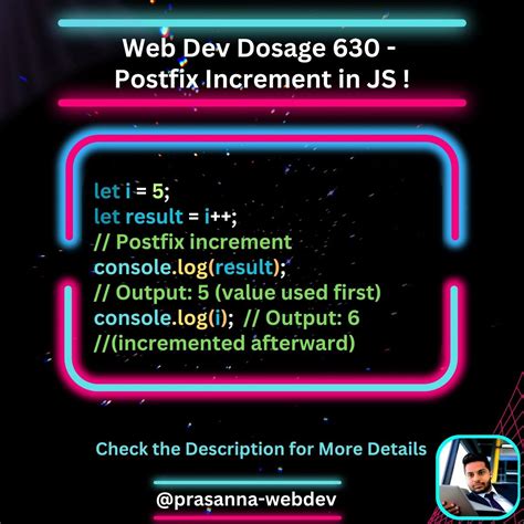 Prasanna D On Linkedin Webdevelopment Javascript Coding101