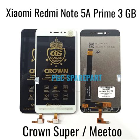 Jual CROWN SUPER MEETOO LCD Touchscreen Fullset Xiaomi Redmi Note A Prime GB Lubang