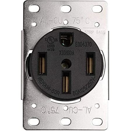 Stanz Tm 50 Amp Range Receptacle Outlet For Rv And Electric Vehicles