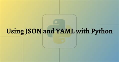 shivani jaiswal on linkedin using json and yaml with python