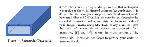 Solved 4 25 Pts You Are Going To Design An Air Filled
