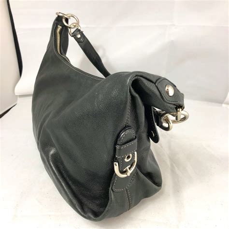 Coach 14304 Madison Hailey Black Leather Purse Sat Gem